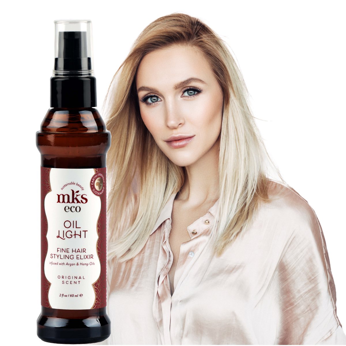 MKS eco Oil Light for Fine Hair (2 oz, Original Scent) | Shop Earthly Body