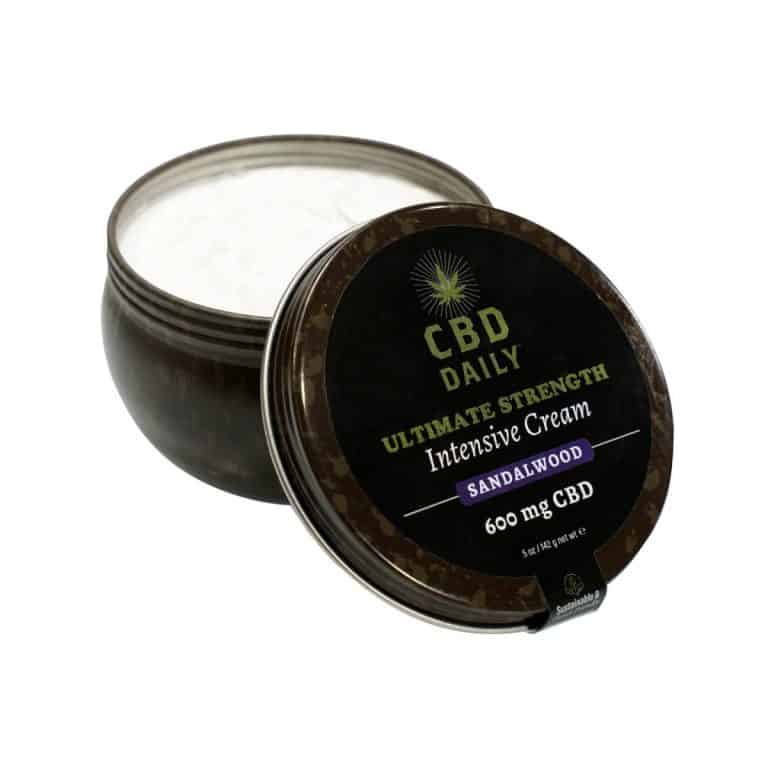 CBD Daily Intensive Cream Ultimate Strength Sandalwood 600 mg | Shop ...
