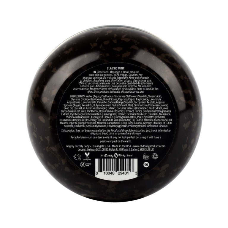 CBD Daily Intensive Cream Original Strength Classic Mint 175 mg - Shop ...