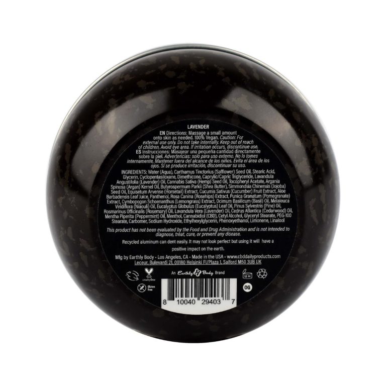 CBD Daily Intensive Cream Original Strength Lavender 175 mg - Shop ...